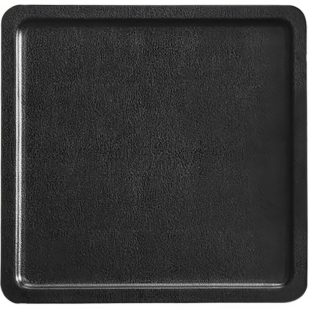 Cal-Mil Modular 9" x 9" Black Square Melamine Tray