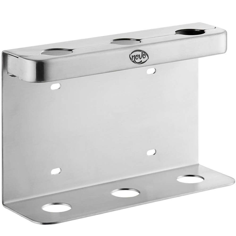 Lavex Triple Bottle Bracket for 10.14 oz. Hotel and Motel Amenities