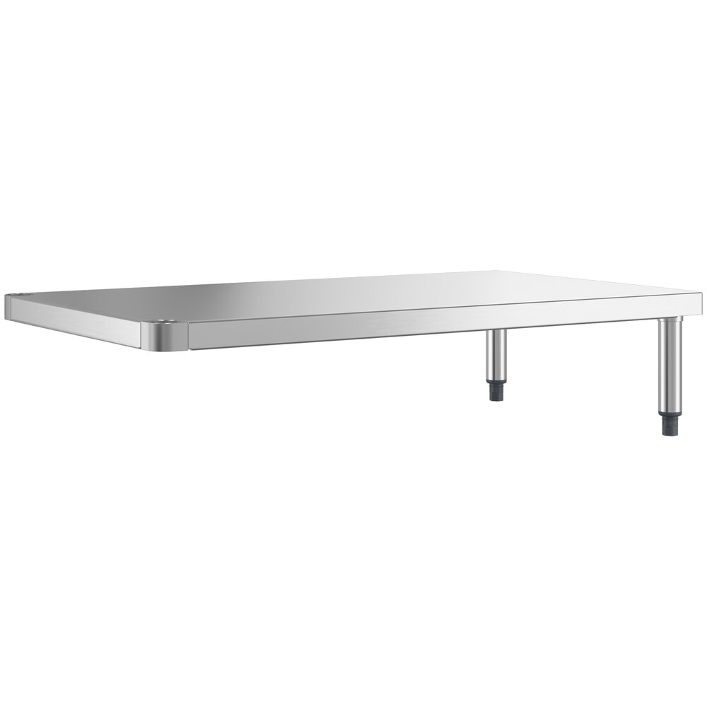 Regency 42" x 21" Stainless Steel Dish Table Undershelf for 4' Dish Tables