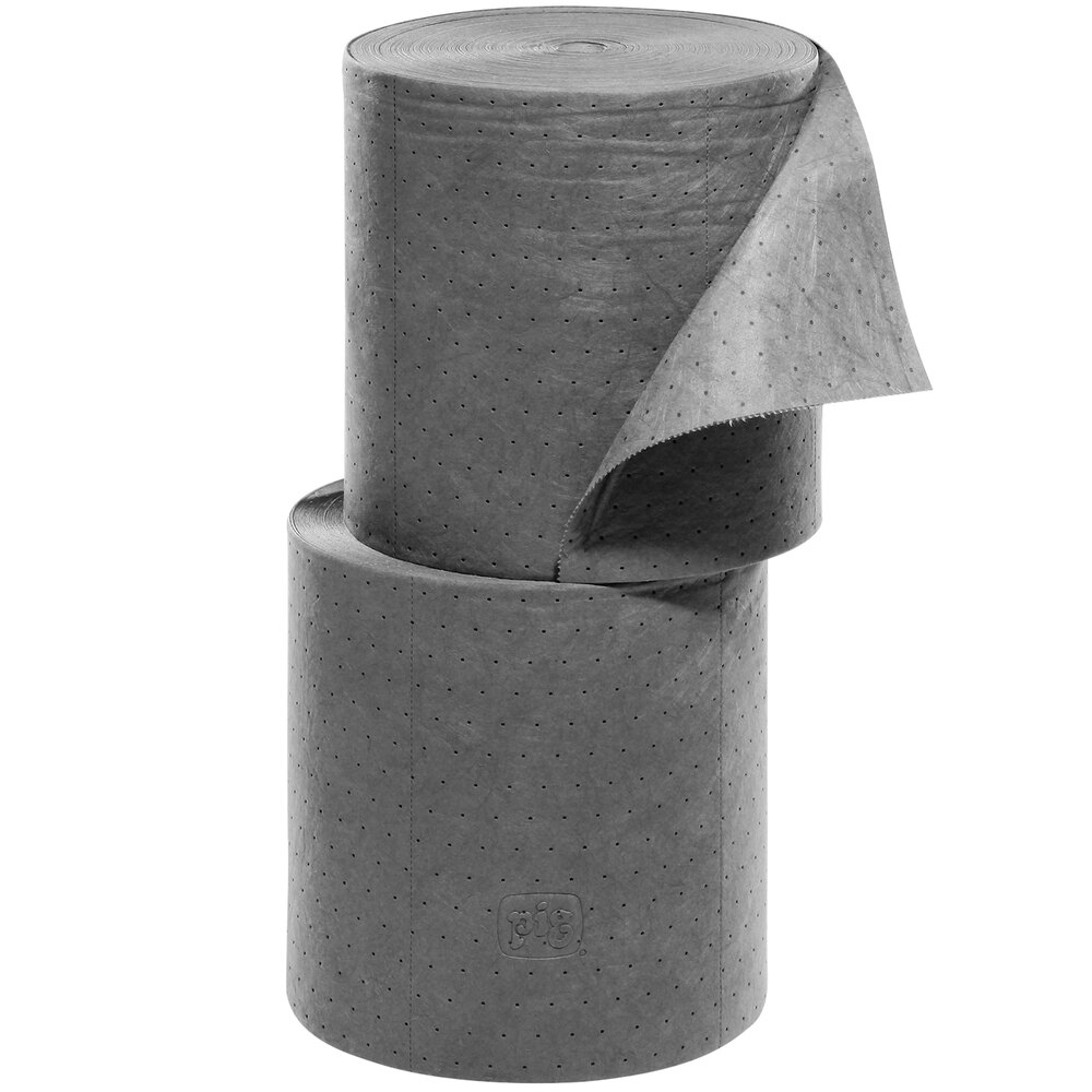 New Pig MAT246 300' x 15" Absorbent Lightweight Mat Roll - 2/Pack