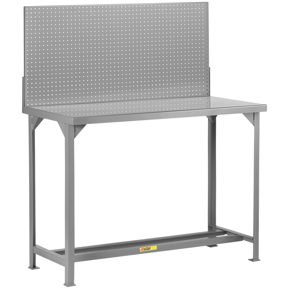 Little Giant 24" x 48" Fully Welded Steel Workbench with Pegboard WST1 ...
