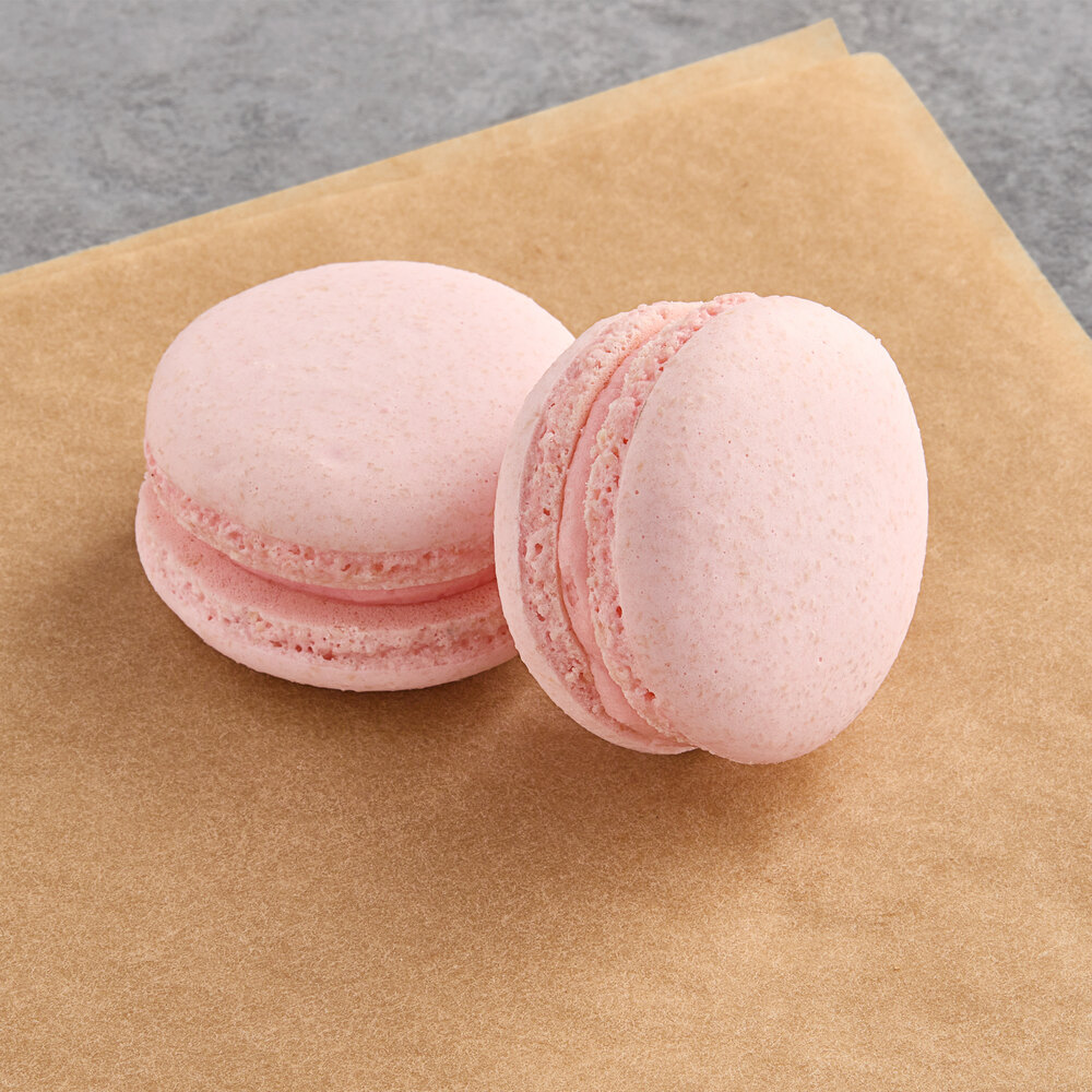 Macaron Centrale Vegan Rosewater Raspberry Macaron - 48/Case