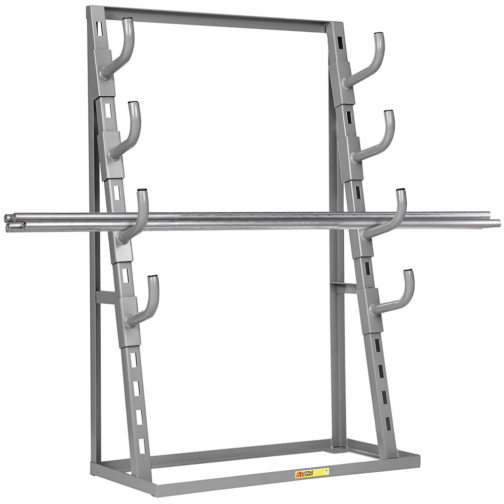 Little Giant 38 1/4" x 18" x 59 1/4" Adjustable Bar / Pipe Storage Rack ...