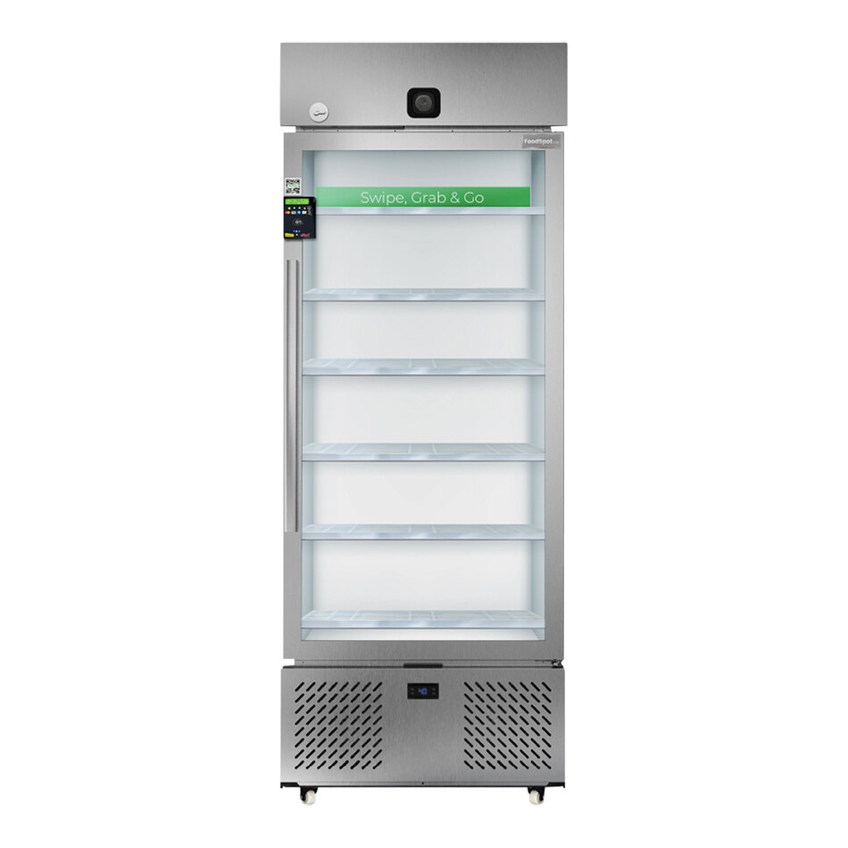 FoodSpot BA1 Fresh Food Vending Smart Fridge with Security Camera