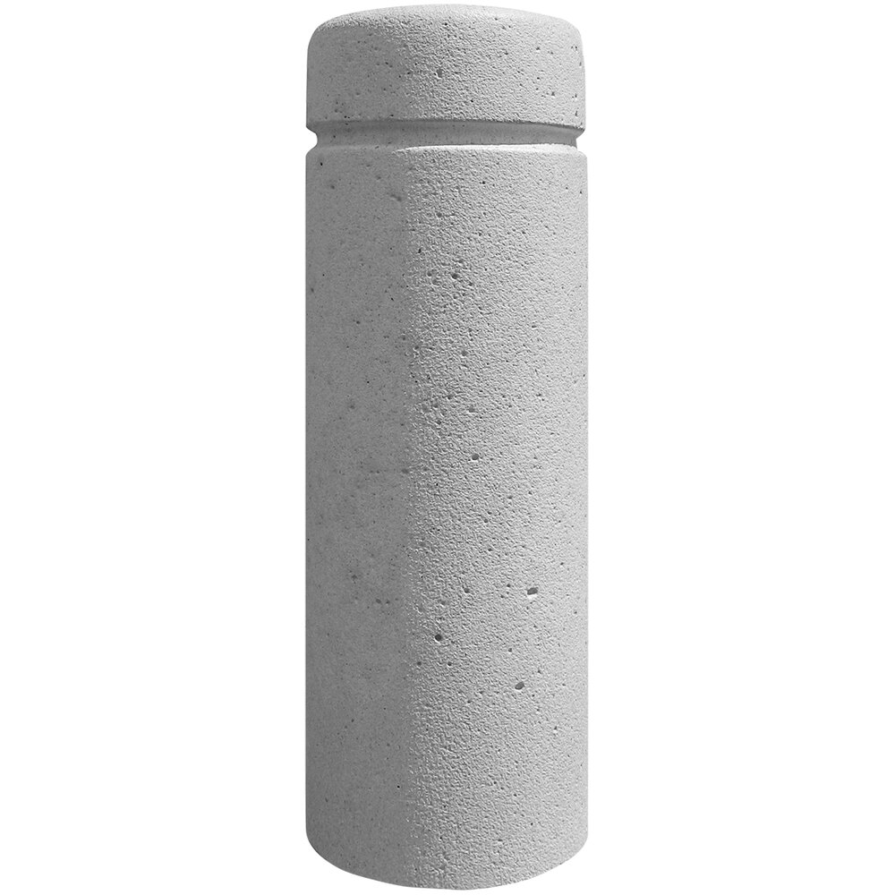 Wausau Tile TF6020 12" x 36" Concrete Round Bollard with Reveal Line