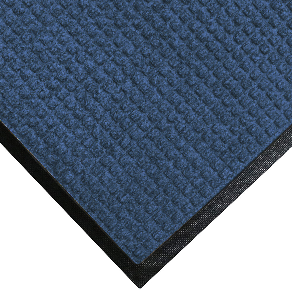 M+A Matting WaterHog Classic 2' x 3' Medium Blue Mat with Classic ...