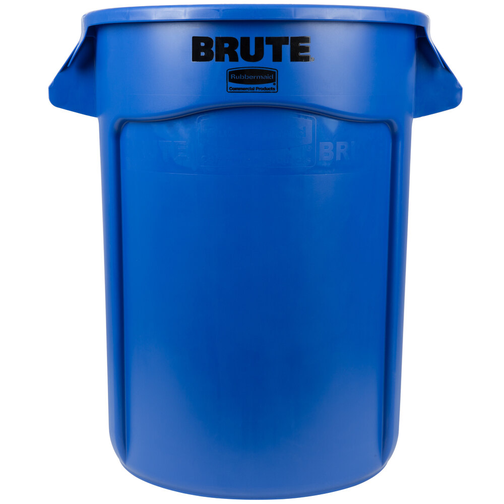 Rubbermaid FG263200BLUE BRUTE 32 Gallon Blue Trash Can