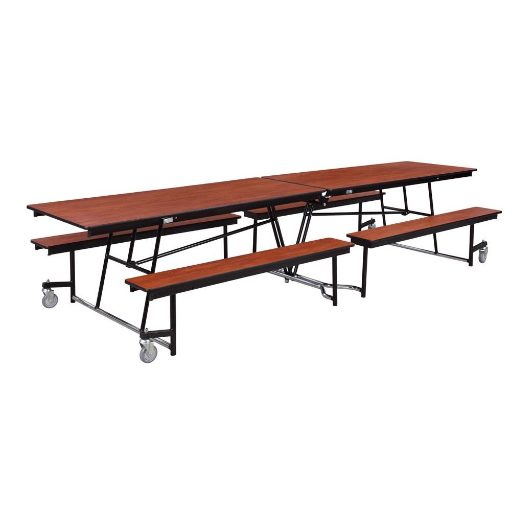 National Public Seating MTFB10-PBTMPC 10 Foot Mobile Cafeteria Table ...