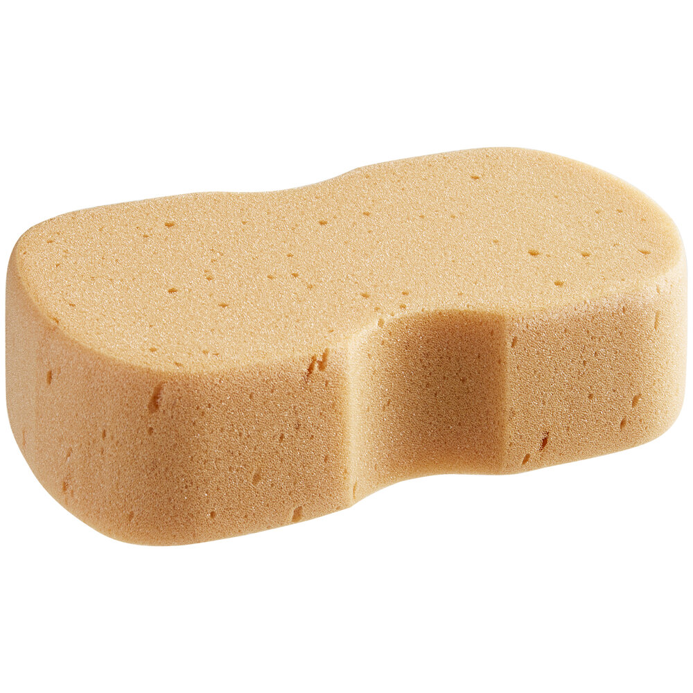 Lavex 8 1/4" x 4 1/2" x 2 3/8" Jumbo Natural Sponge