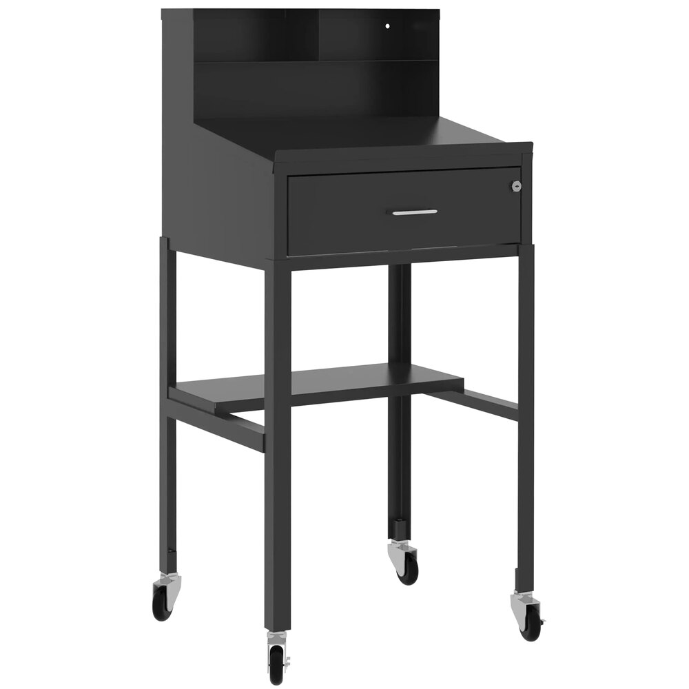 Valley Craft 23" x 20" x 51" Mobile Shop Desk with Open Base F85827A0