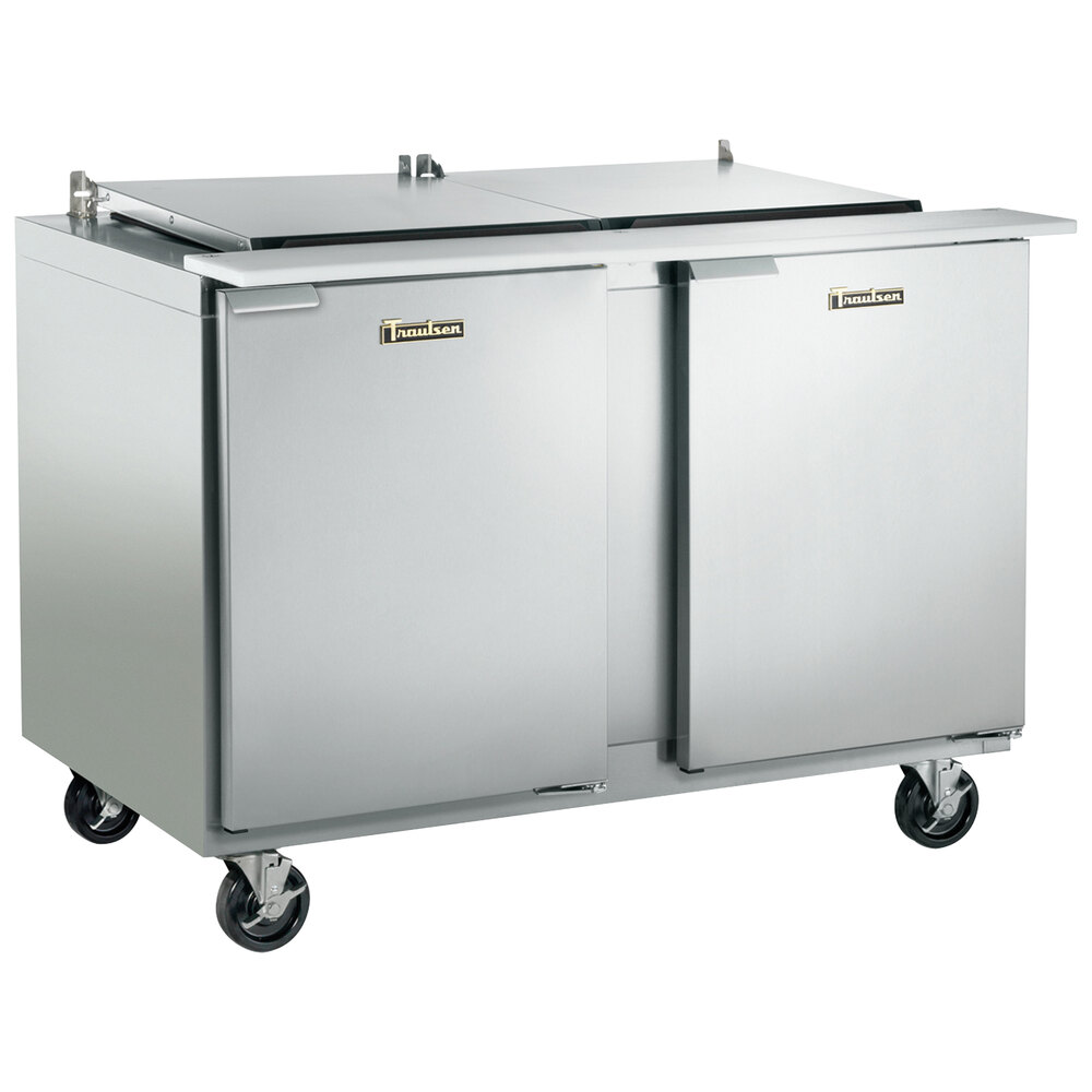 Traulsen UST4818-RR 48" 2 Right Hinged Door Refrigerated Sandwich Prep ...