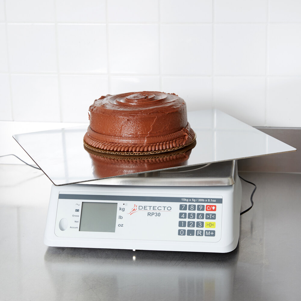 Cardinal Detecto RP30S 30 lb. Rotating Digital Ingredient Scale with ...