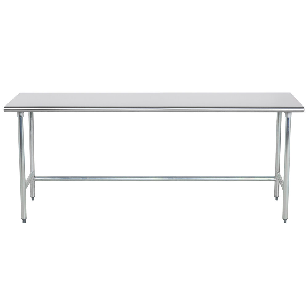 Advance Tabco TGLG-487 48" x 84" 14 Gauge Open Base Stainless Steel ...