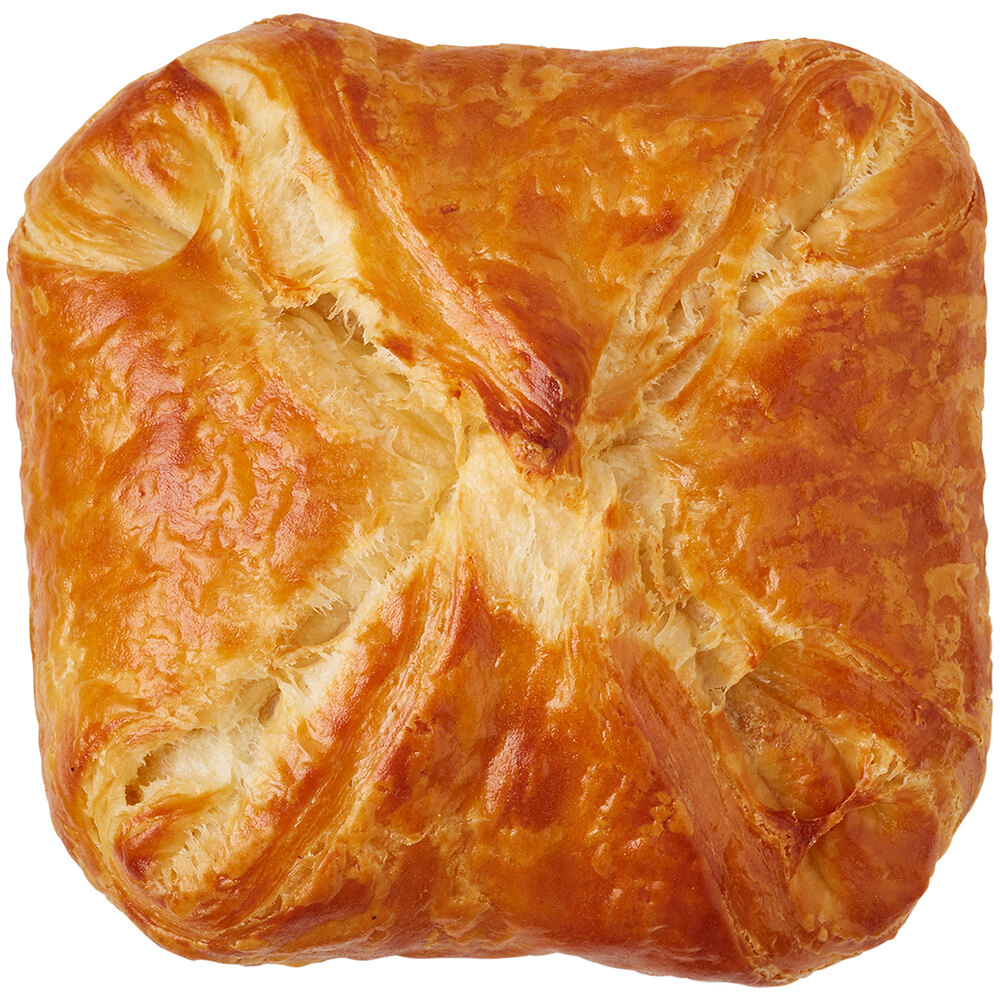 Bridor Ready to Bake Butter Danish 3.53 oz. - 48/Case