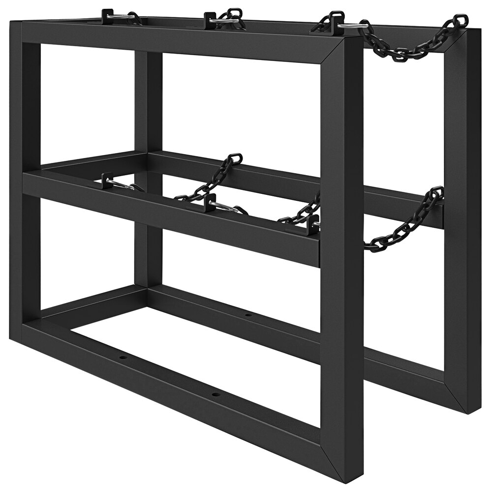 Durham Mfg 16" x 36" x 30" Gas Cylinder Rack for 3 Vertical Cylinders ...