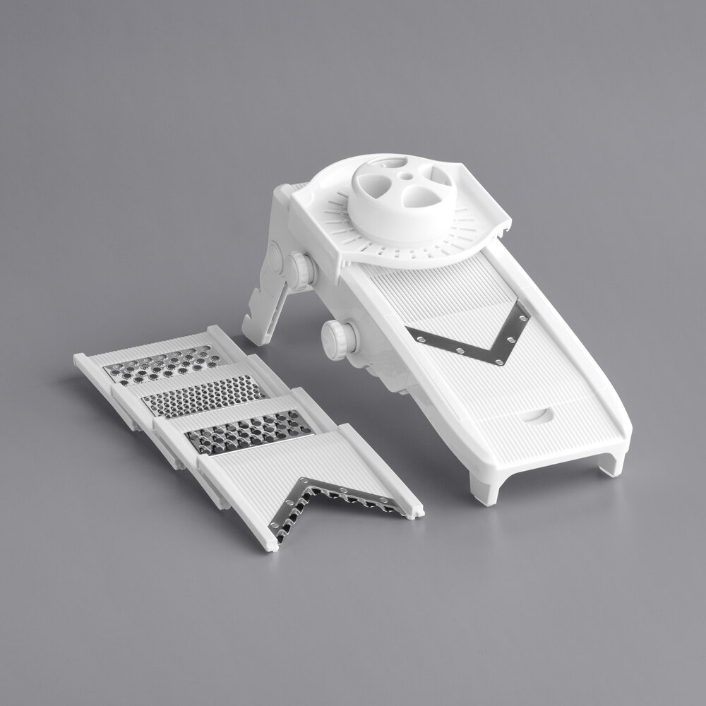 Choice Plastic V-Shaped Mandoline with 5 Blades