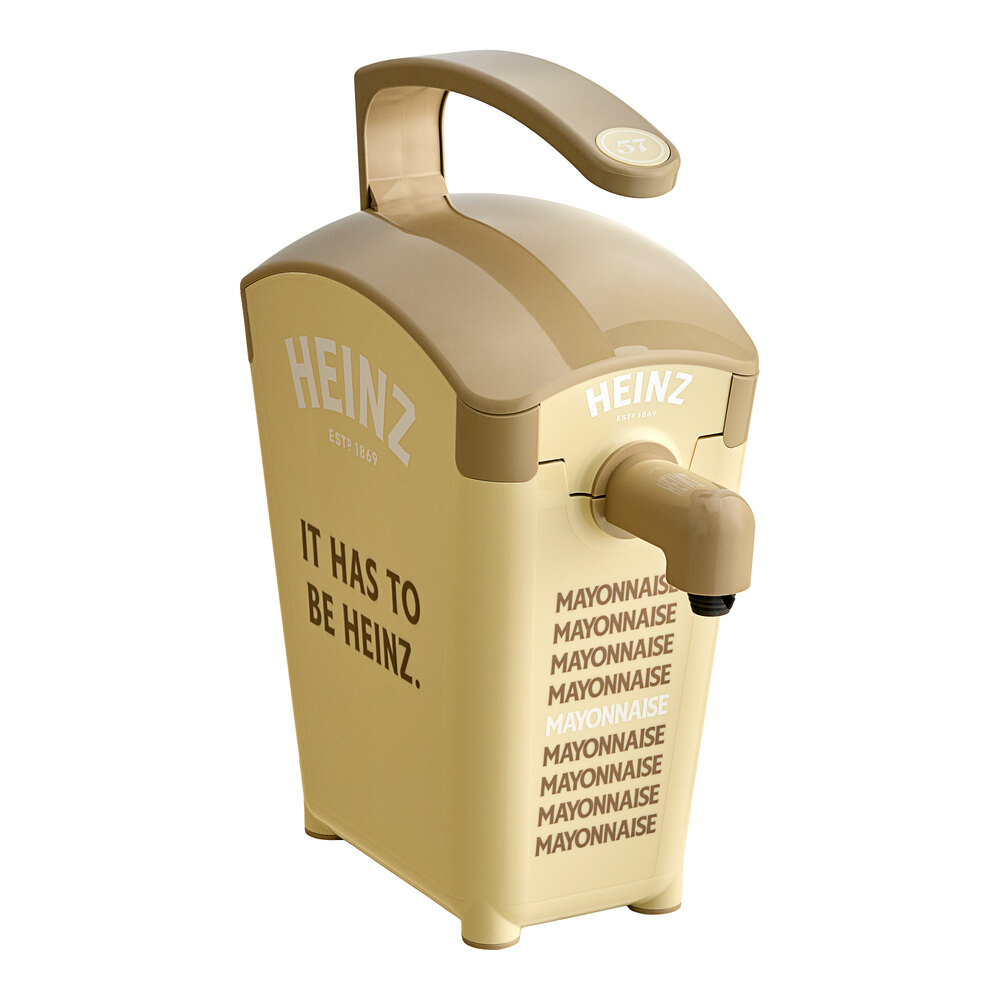 Heinz Keystone 1.5 Gallon Cream Plastic Countertop Mayonnaise Pump ...