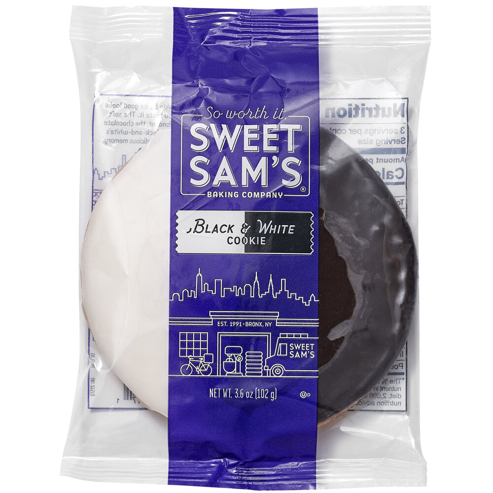 Bulk Black & White Cookies, Single Serving Packages