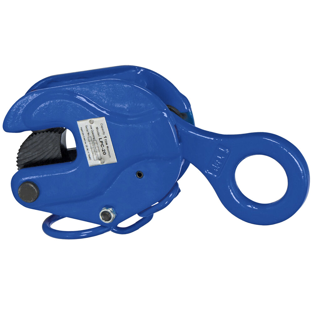 Vestil 10" x 3" x 5" Blue Steel Vertical Positive Locking Plate Clamp ...