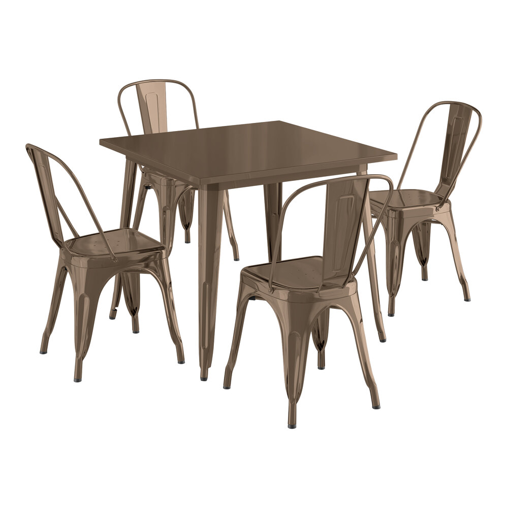 Lancaster Table & Seating Alloy Series 35 1/2" x 35 1/2" Copper ...