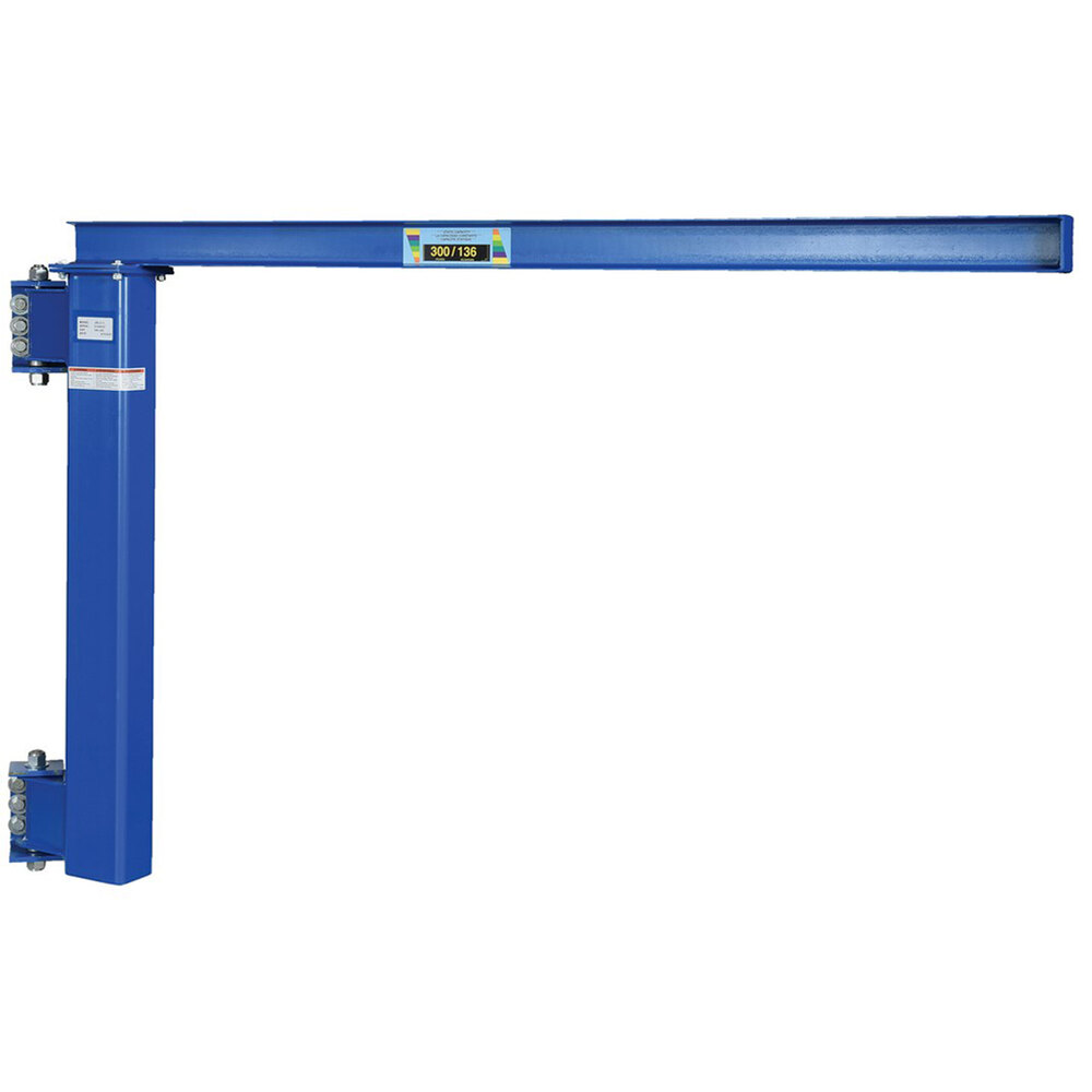 Vestil 96 1/8" x 8" x 61" Steel Low Clearance Wall Mount Jib JIB-LC-3 ...