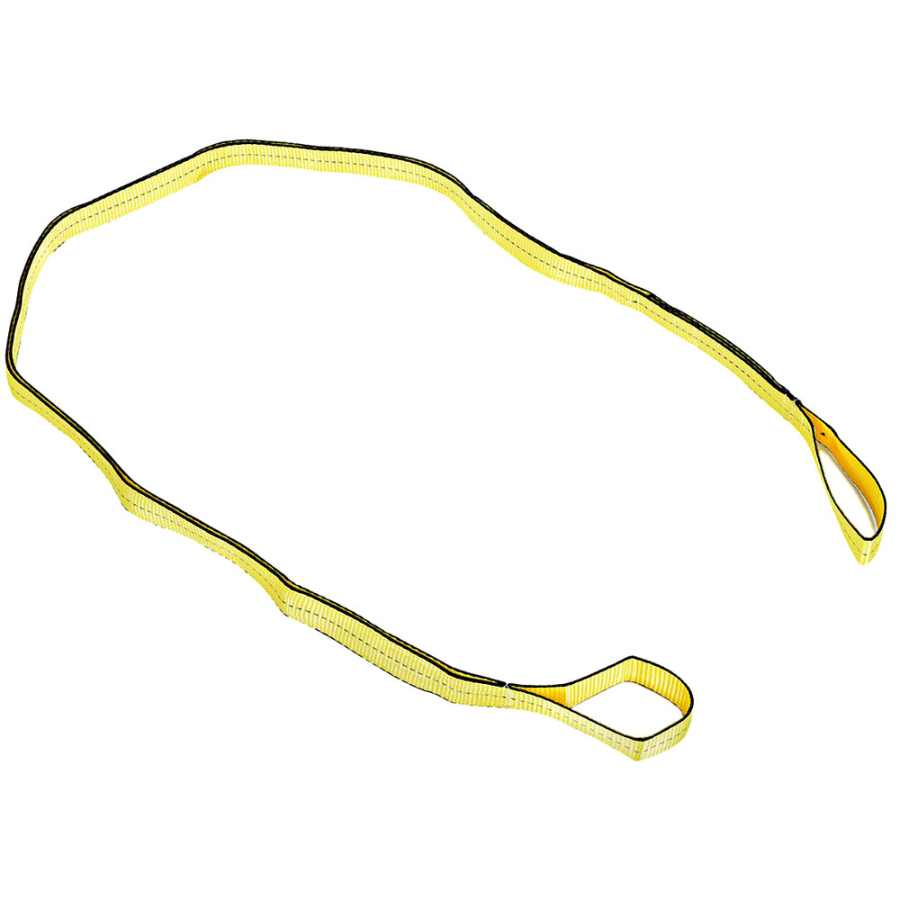 Vestil 2" x 10' Yellow Double Ply Polyester Lifting Web Sling SLD-2-F-10-YL