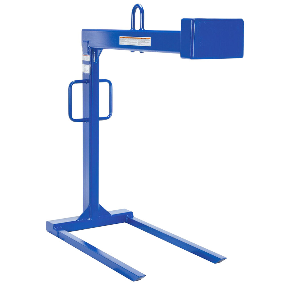 Vestil Steel Overhead Crane and Hoist Pallet Lifter with 42" x 25 ...