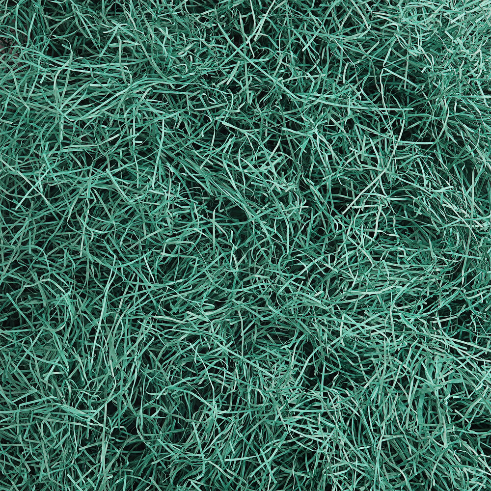 Lavex 10 lb. Very Fine™ Paper Shred Forest Green