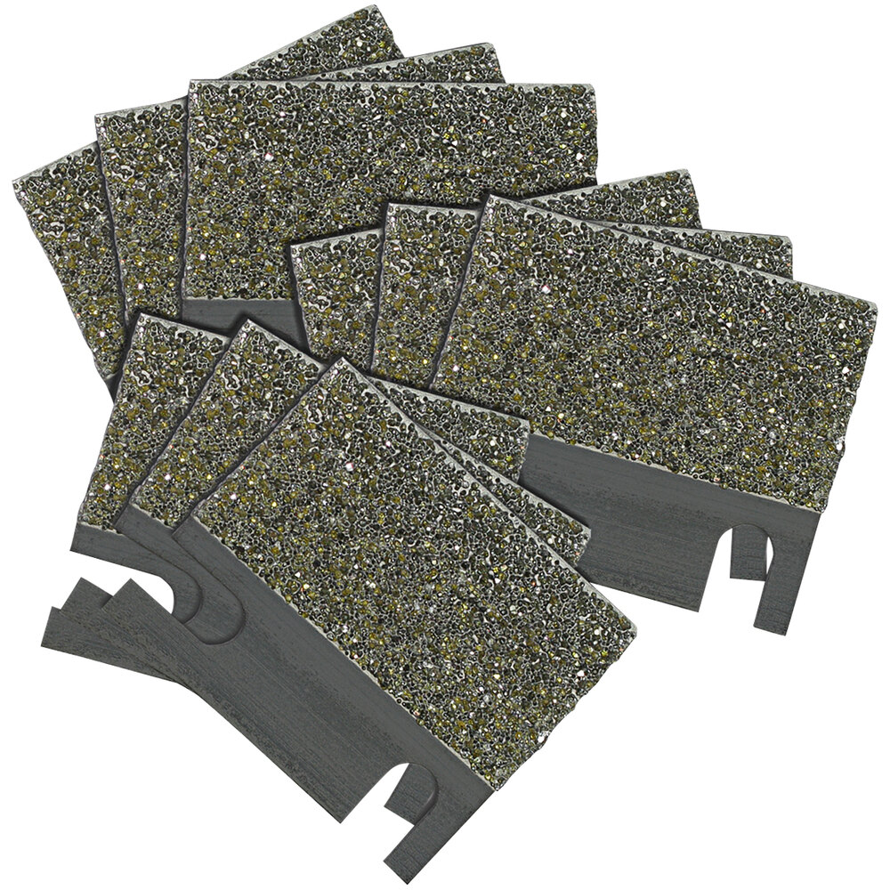 Onfloor Diamabrush 269085 25 Grit Rigid Replacement Blades for 8" Tool ...