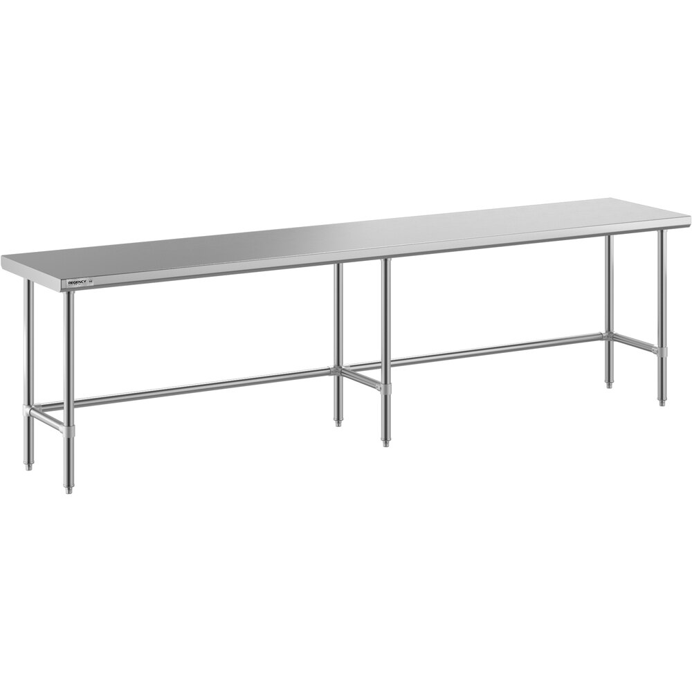 Regency Spec Line Easy Attach 24" x 120" 14-Gauge Stainless Steel ...