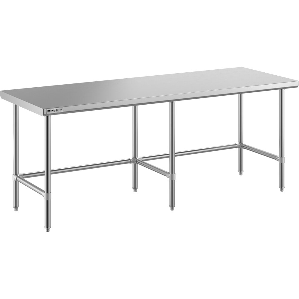 Regency Spec Line Easy Attach 30" x 84" 14-Gauge Stainless Steel ...