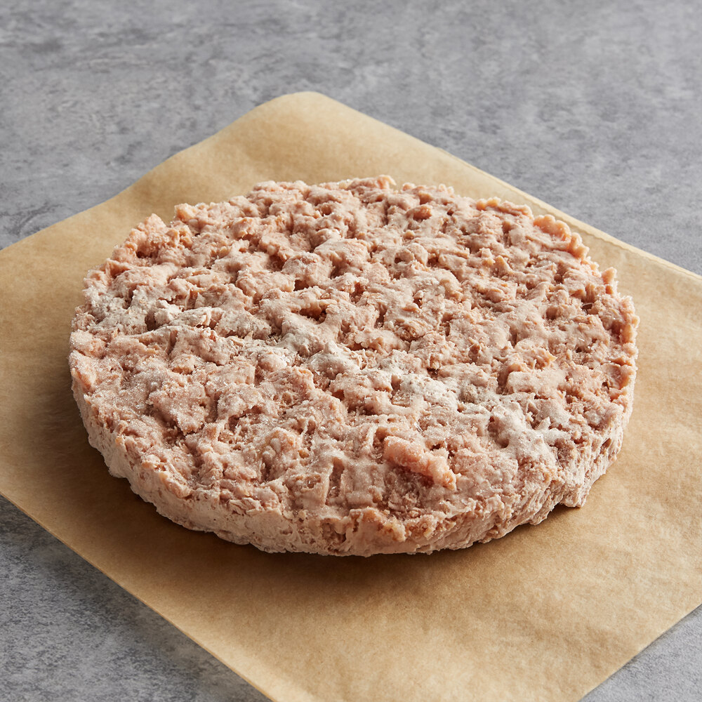 Beyond Meat 3 oz. Plant-Based Vegan Burger Patty - 64/Case