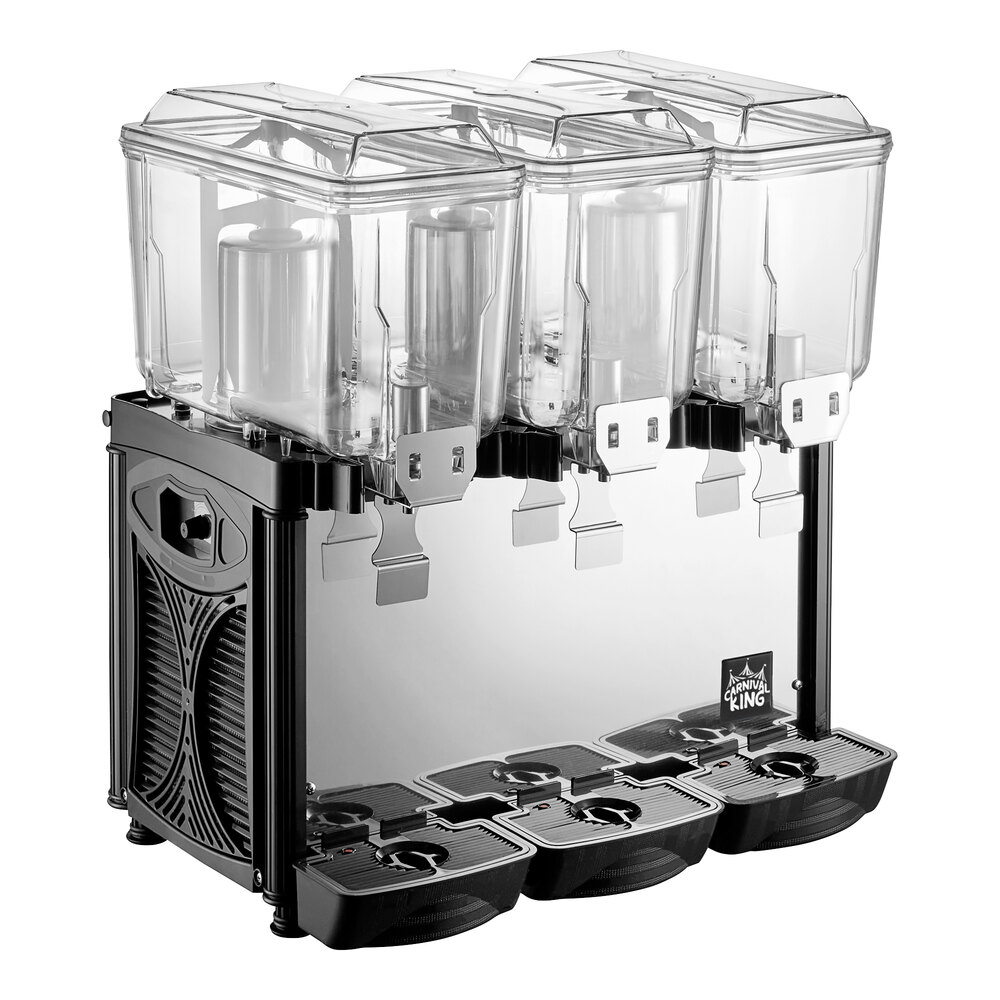 Carnival King RBD3G3 Triple 3 Gallon Bowl Refrigerated Beverage ...