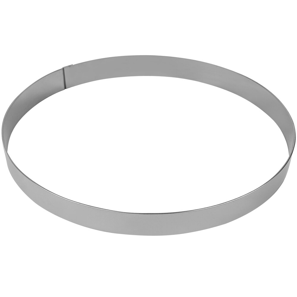 Gobel 14" Round Stainless Steel Mousse Ring 896450