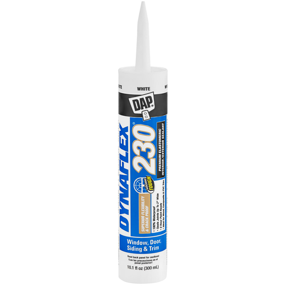 DAP Dynaflex 230 10.1 oz. White Window, Door, and Trim Sealant 70798 ...