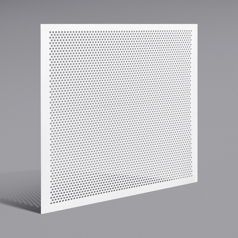 American Louver Company Stratus 1/4" Perforated Plastic Panel STR-PERF ...