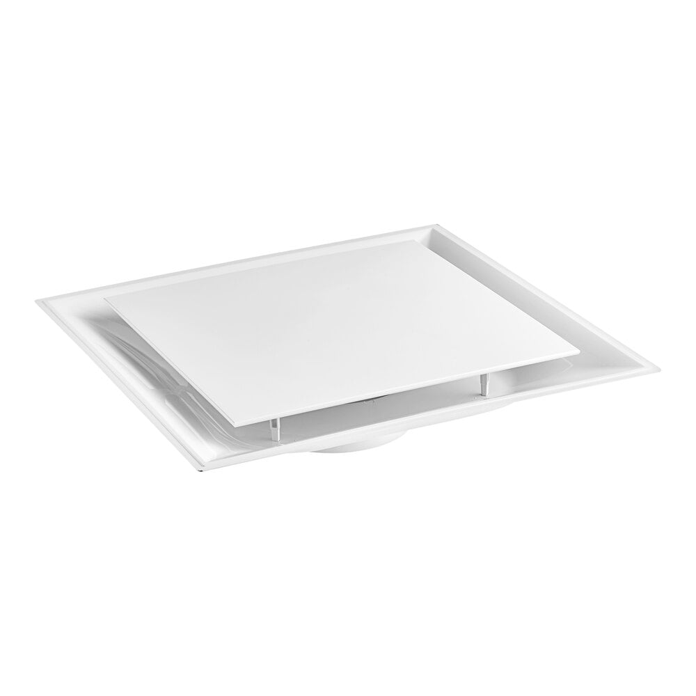 American Louver Company Stratus White Plaque Diffuser with 8" Neck STR ...