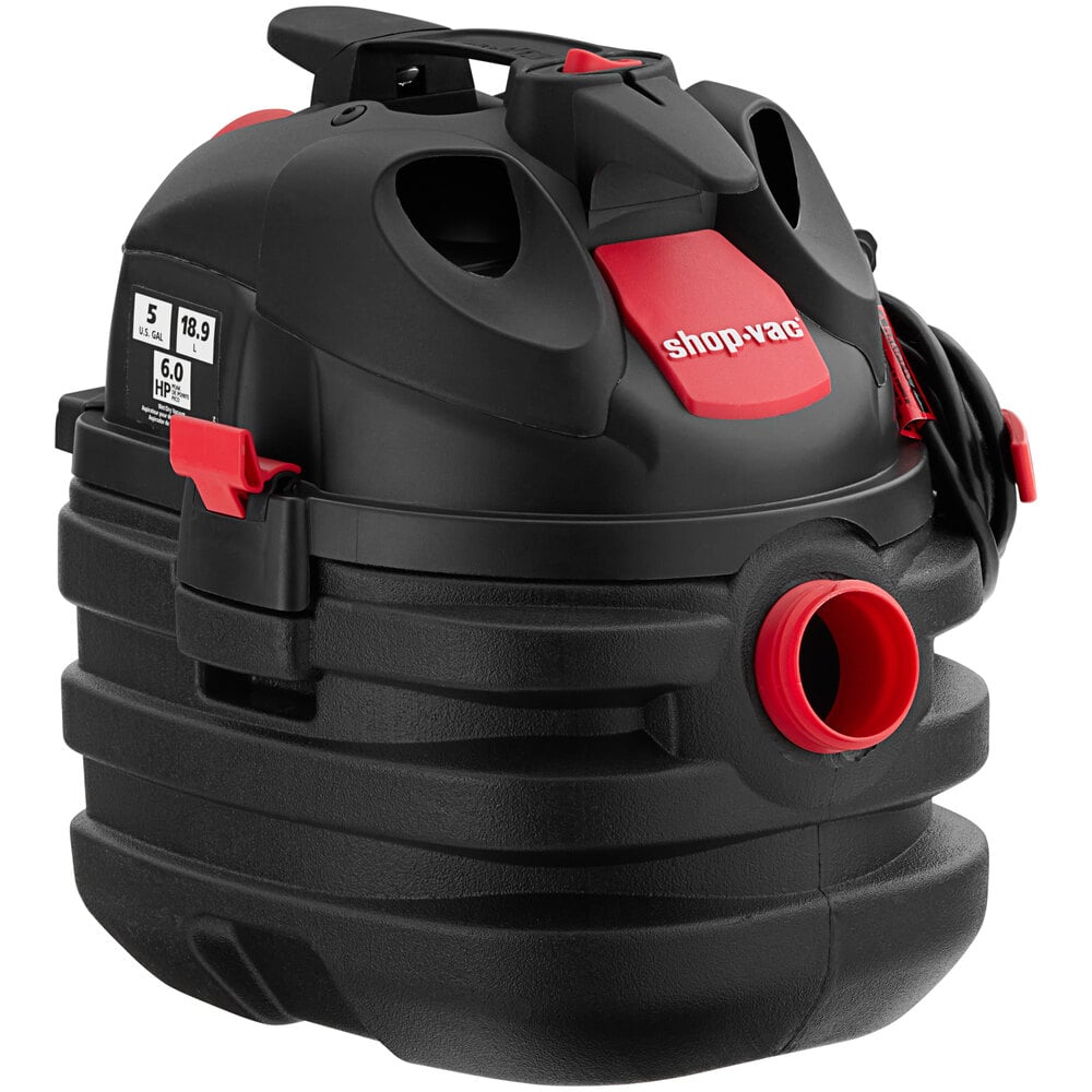 Shop-Vac 5872911 5 Gallon 6.0 Peak HP Portable Polyethylene Wet / Dry ...