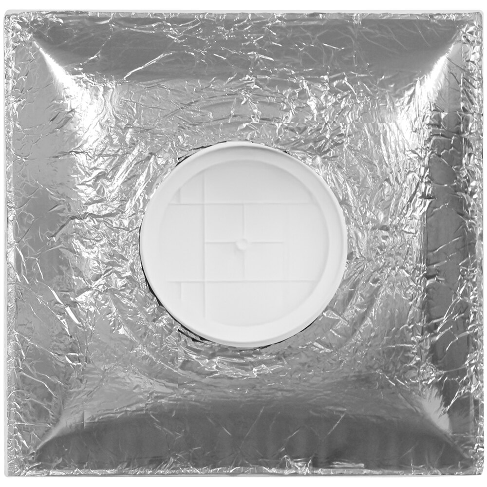 American Louver Company Stratus White Plaque Diffuser with 6" Neck and ...