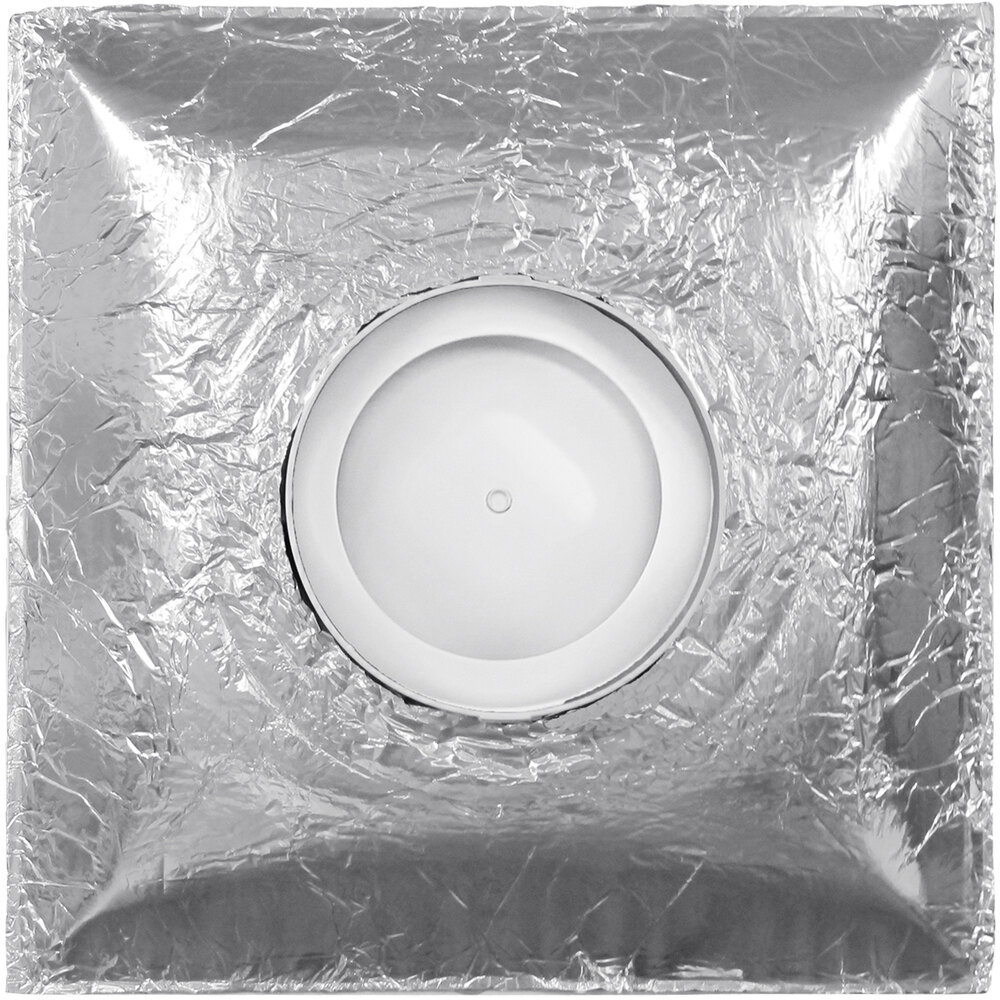 American Louver Company Stratus White Cone Diffuser with 6" Neck and R6 ...