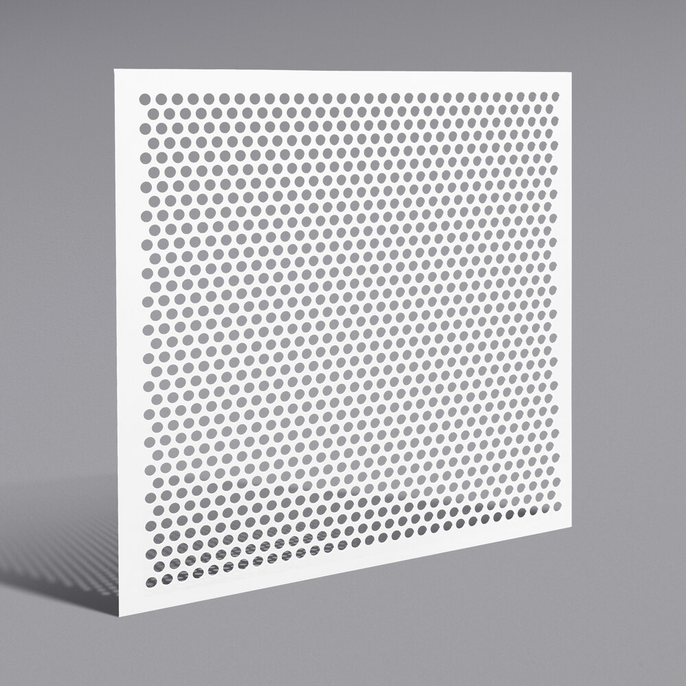 American Louver Company Stratus 1/2" Perforated Plastic Panel STR-PERF ...