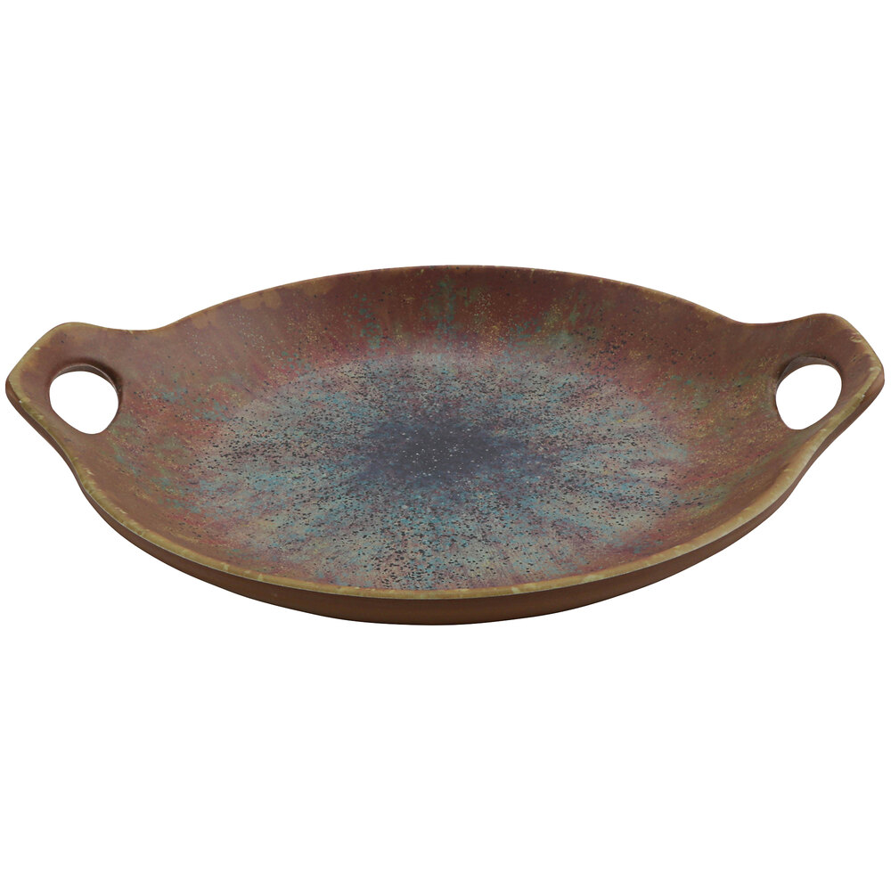 cheforward™ by GET Savor 9 1/16" Clay Azul Iris Melamine Wok / Plate ...