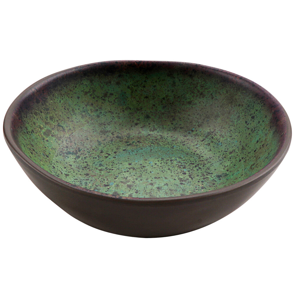 cheforward™ by GET Savor 8 oz. Spruce Melamine Bowl - 12/Case