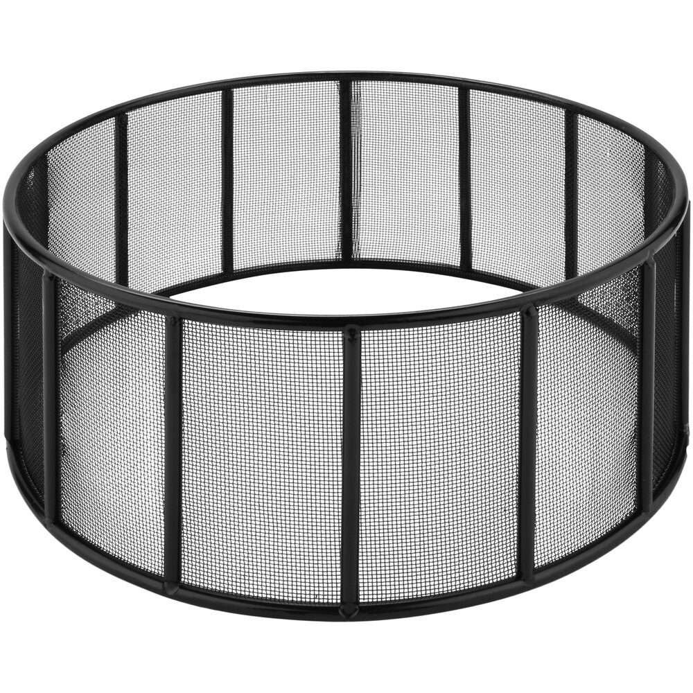 GET 14" x 6" Black Round Mesh Fence Riser