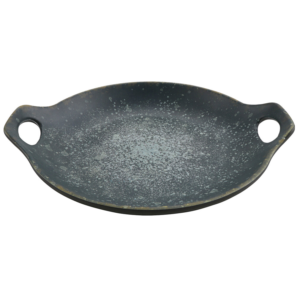 cheforward™ by GET Savor 9 1/16" Dusk and Spruce Melamine Wok / Plate ...