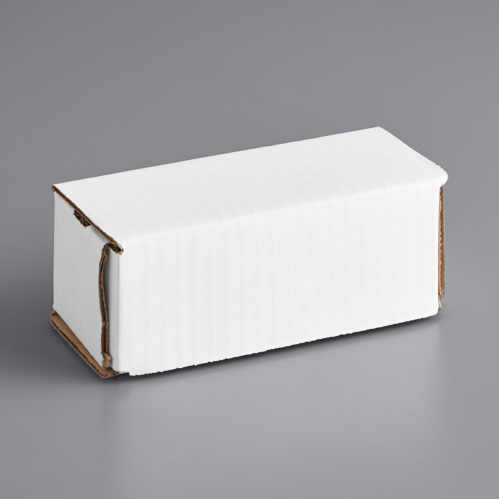 Lavex 5" x 3" x 3" White Tuck Top Corrugated Mailer - 50/Case