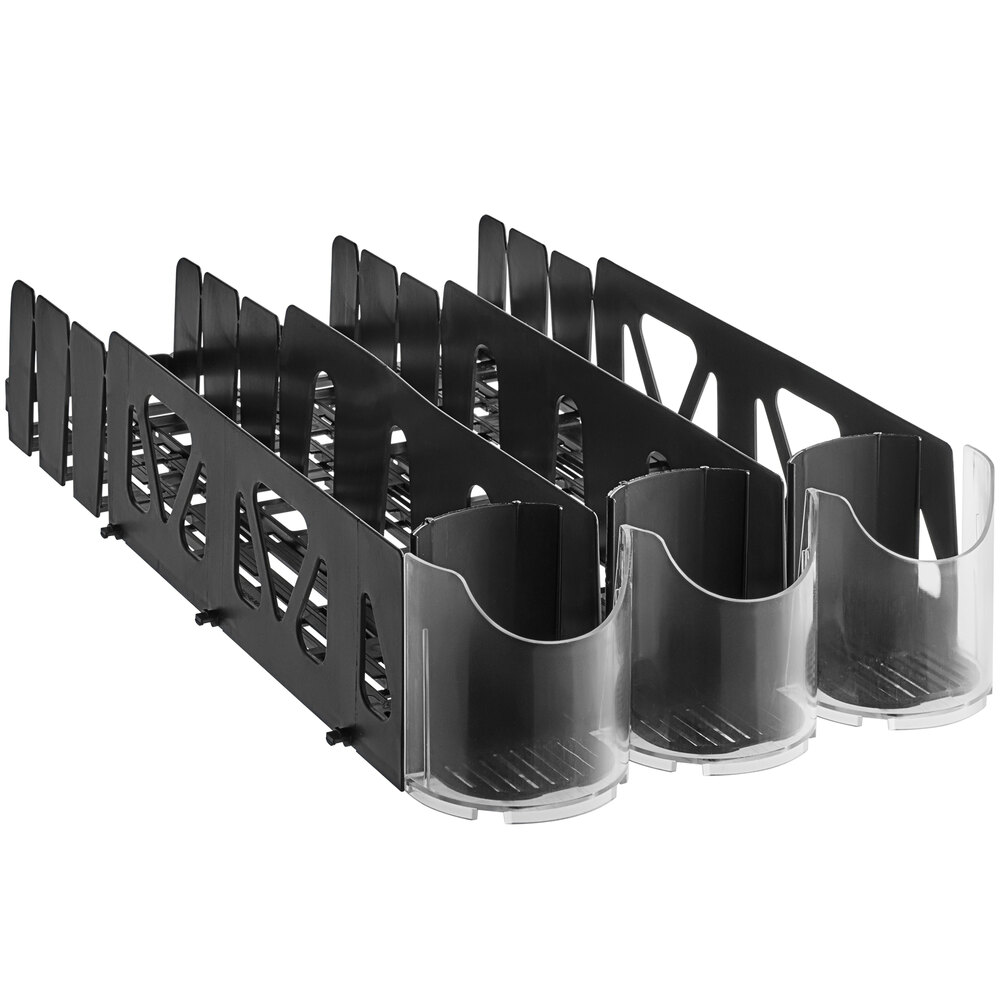 Beverage-Air 6 Lane Pusher Glide Bottle Organizer for 32 oz. and 1 ...