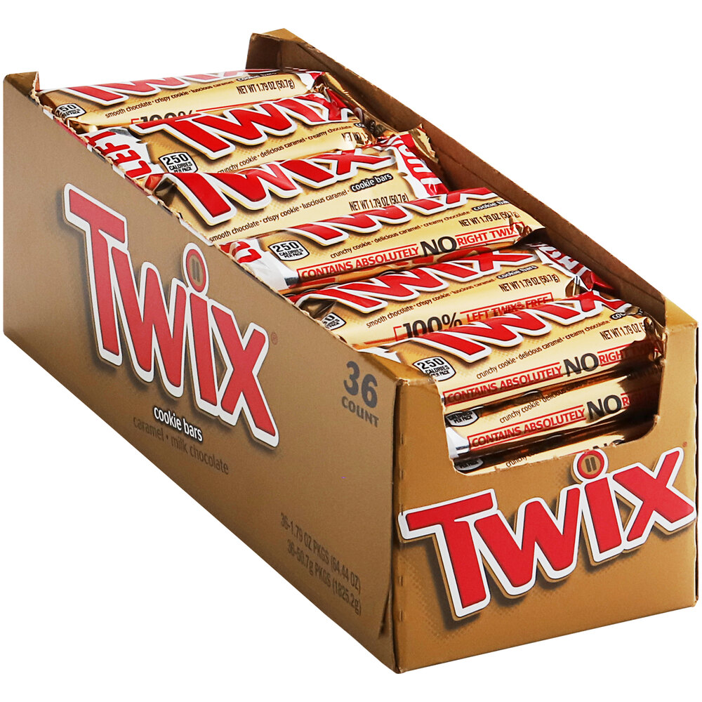 TWIX® Chocolate Cookie Bar 1.79 oz. - 36/Box