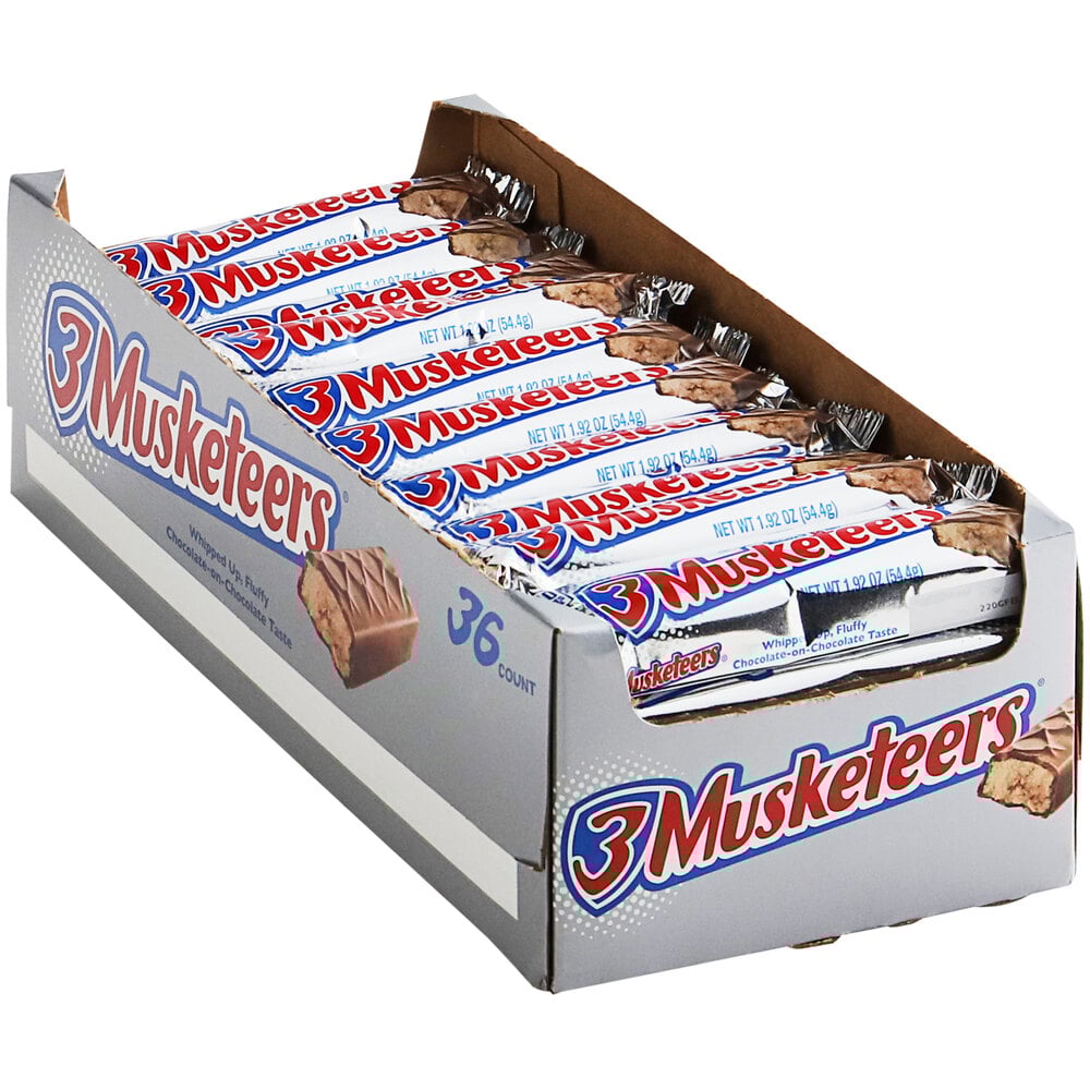 3 MUSKETEERS® Chocolate Candy Bar 1.92 oz. - 360/Case