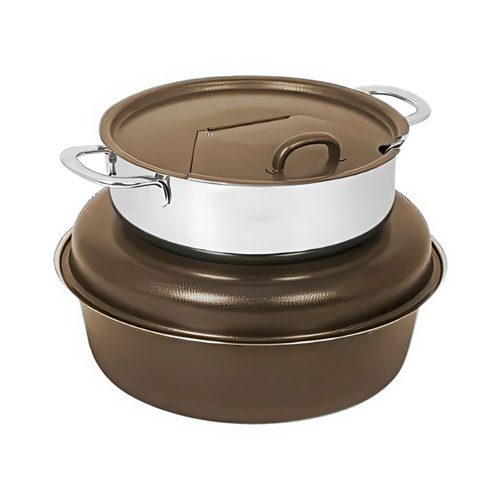 Spring USA Seasons 6 Qt. Bronze Stainless Steel Soup / Oatmeal Marmite ...